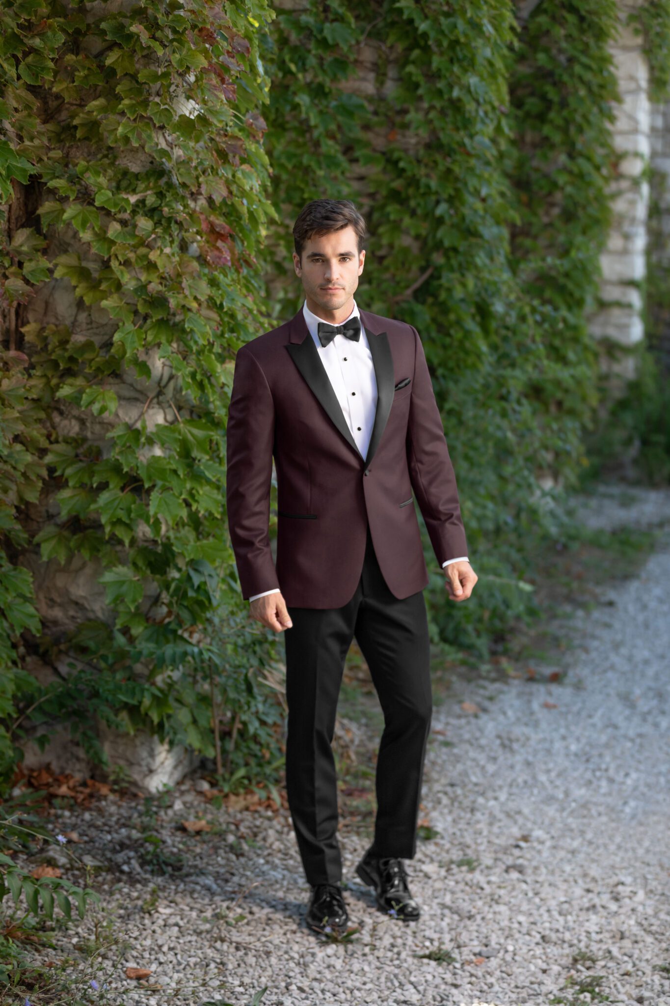 Burgundy Empire Tuxedo | Cape Cod Formals